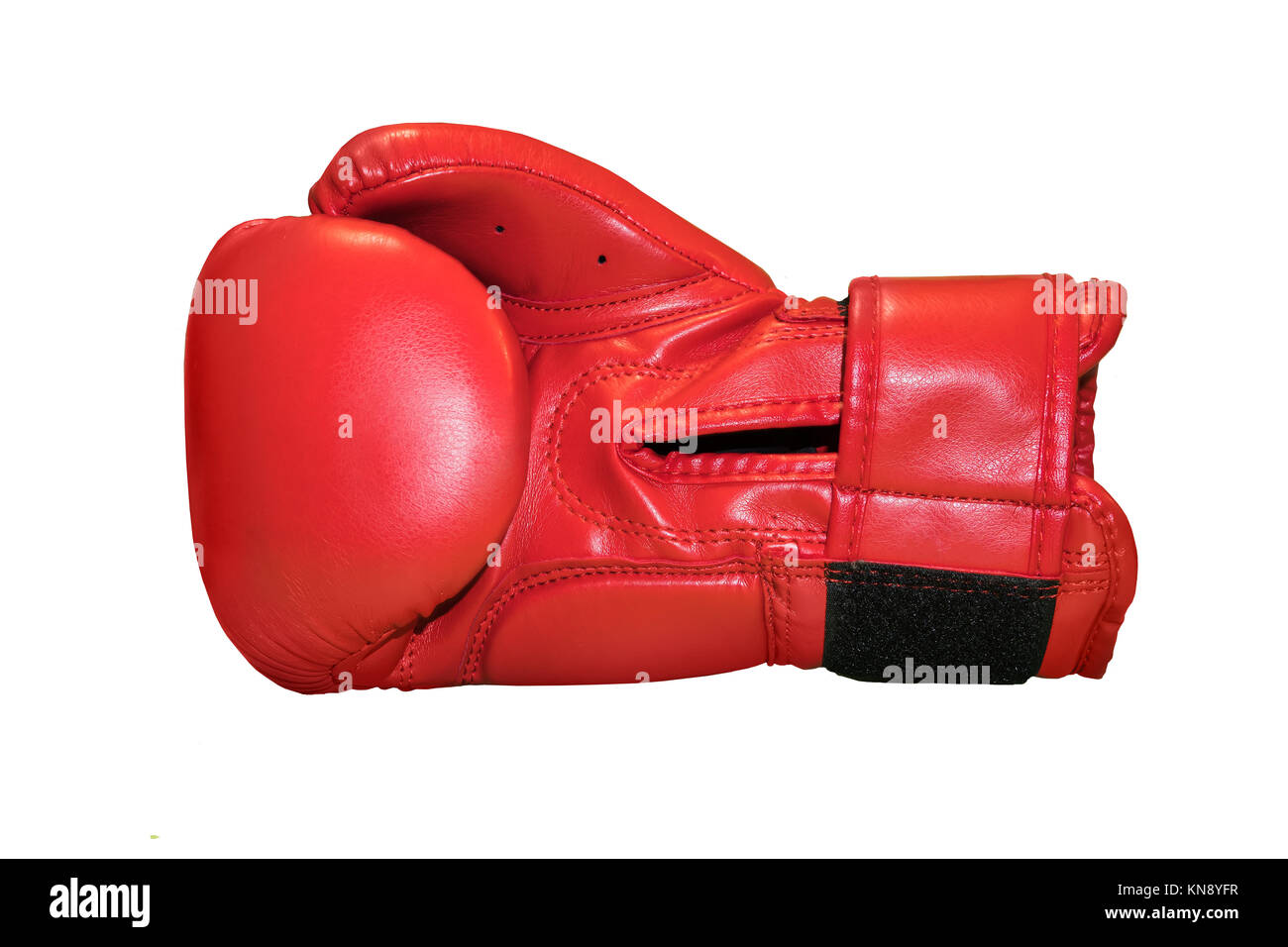 A studio shot of a red boxing glove isolated on white background Stock ...