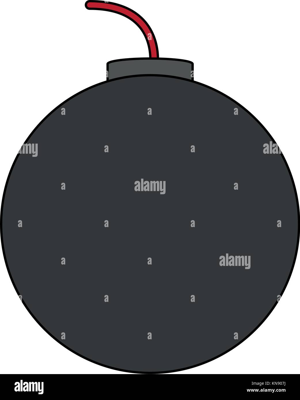 Classic round bomb Stock Vector Image & Art - Alamy