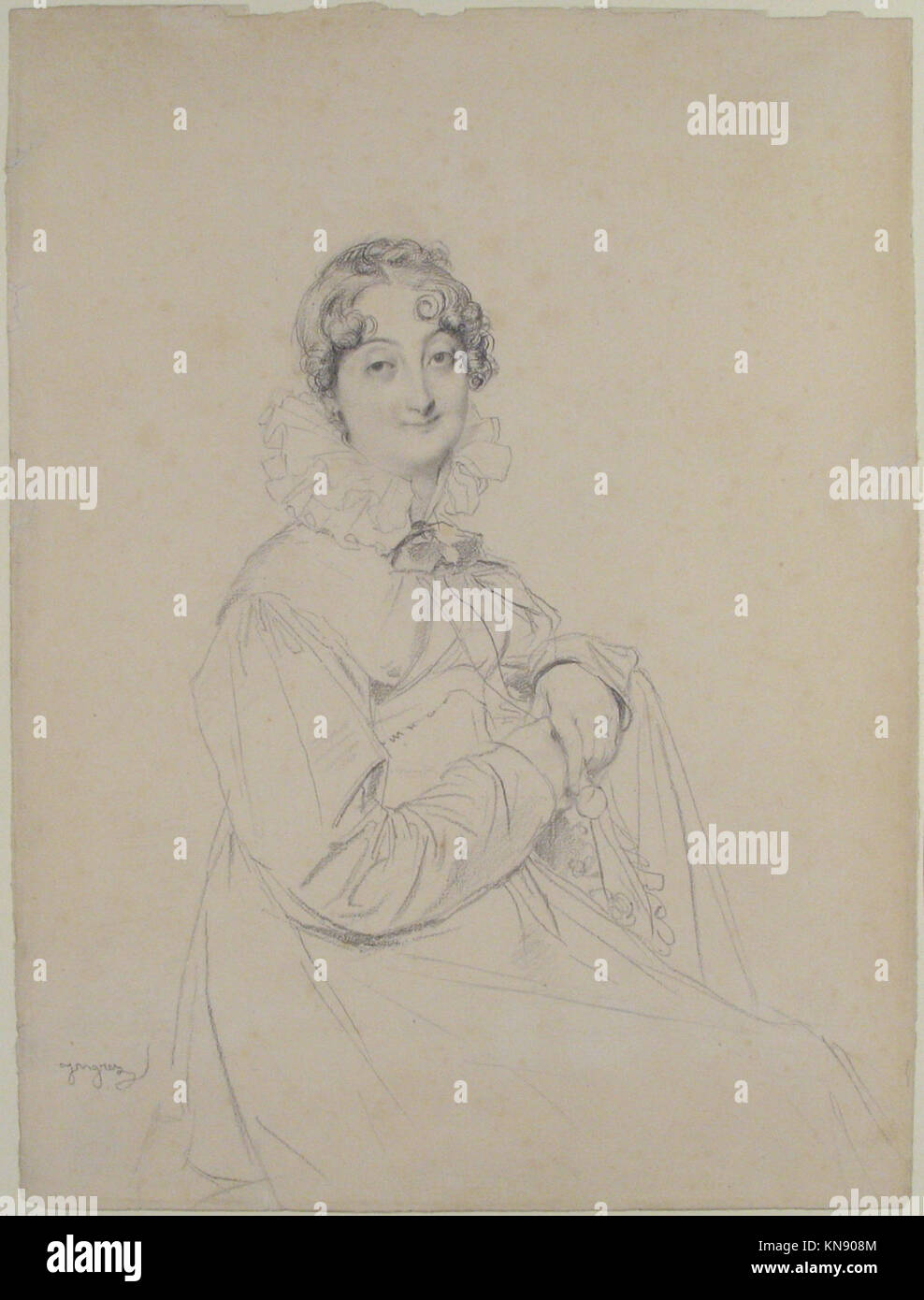 This painting depicts Comtesse Turpin de Criss, illustrating 18th ...