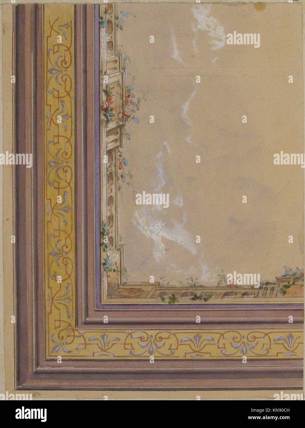 A design for a ceiling, likely part of an architectural project or ...