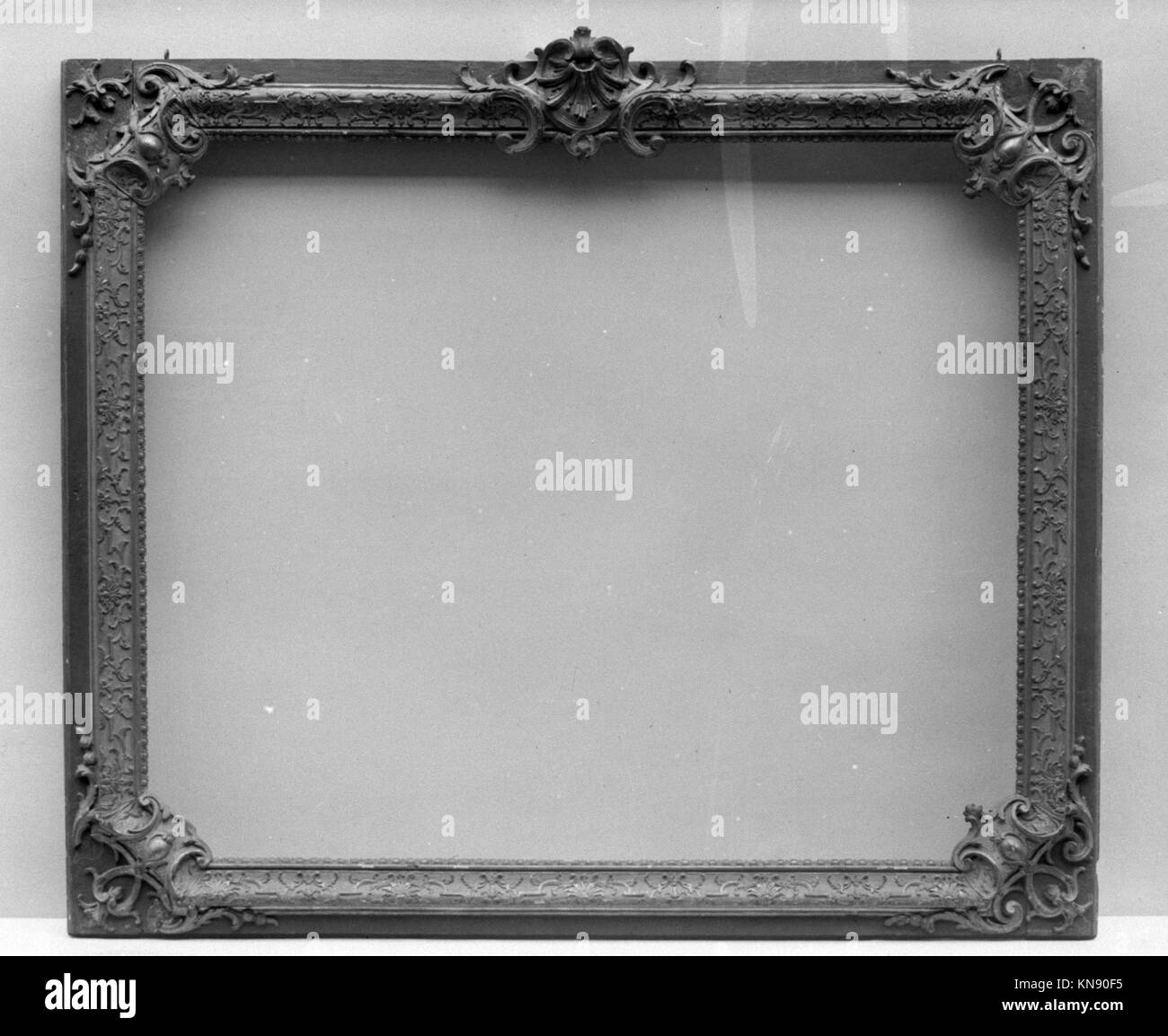 This French frame from the 17th or 18th century is crafted from walnut ...