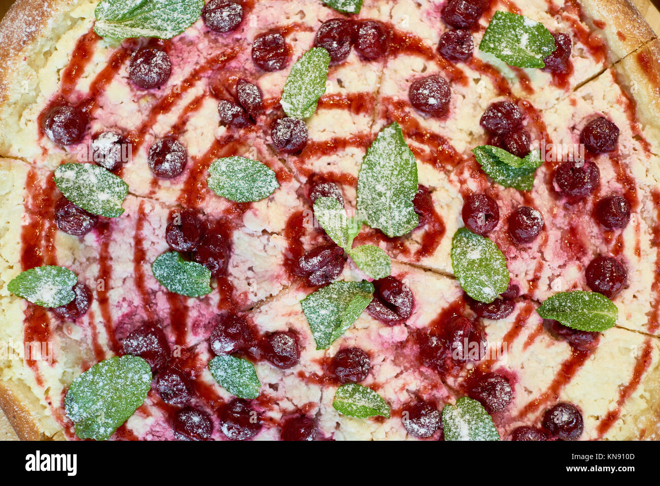 Homemade Berry Pie Background Stock Photo - Alamy