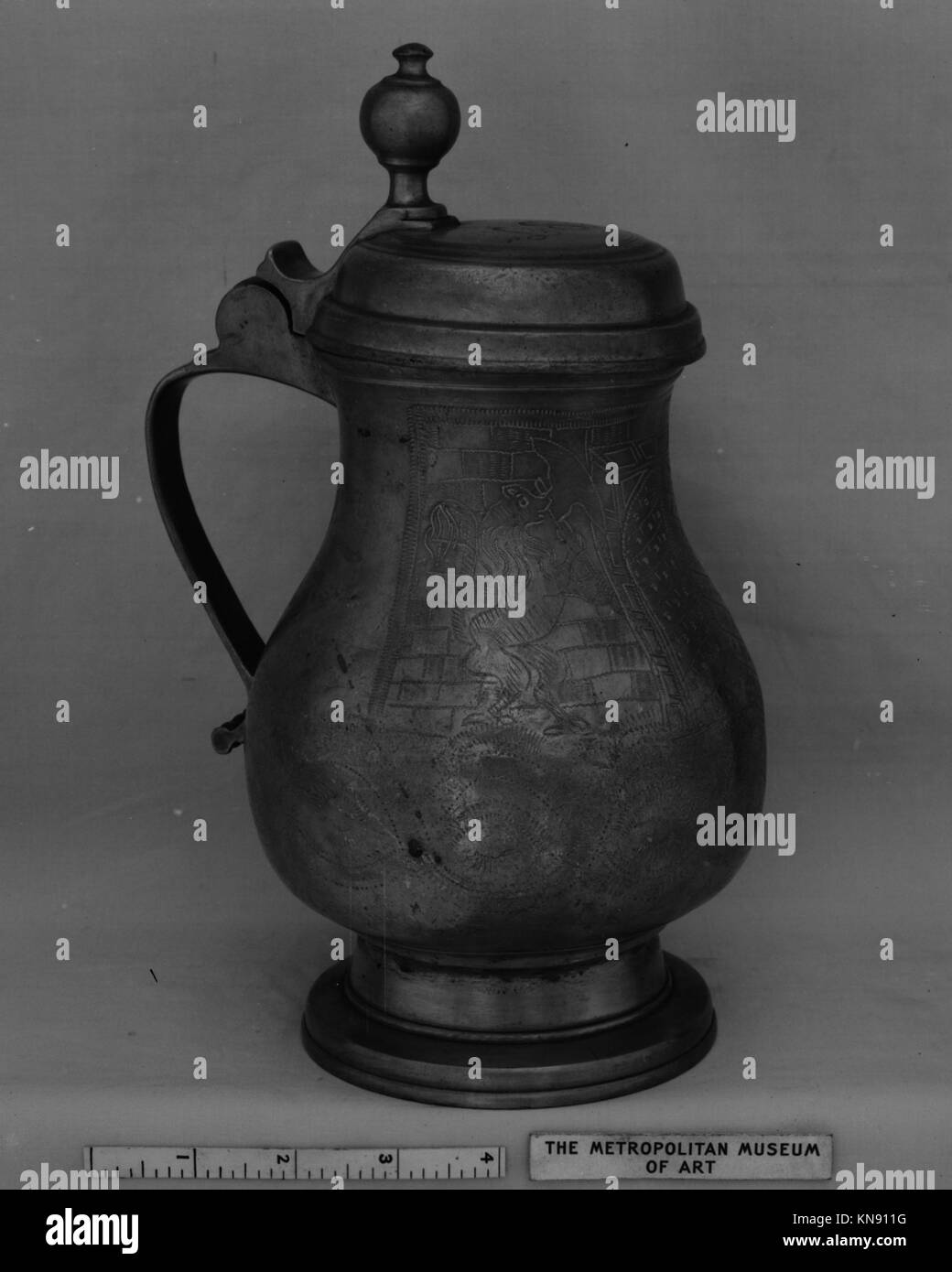 18th century pewter illustration Black and White Stock Photos & Images ...
