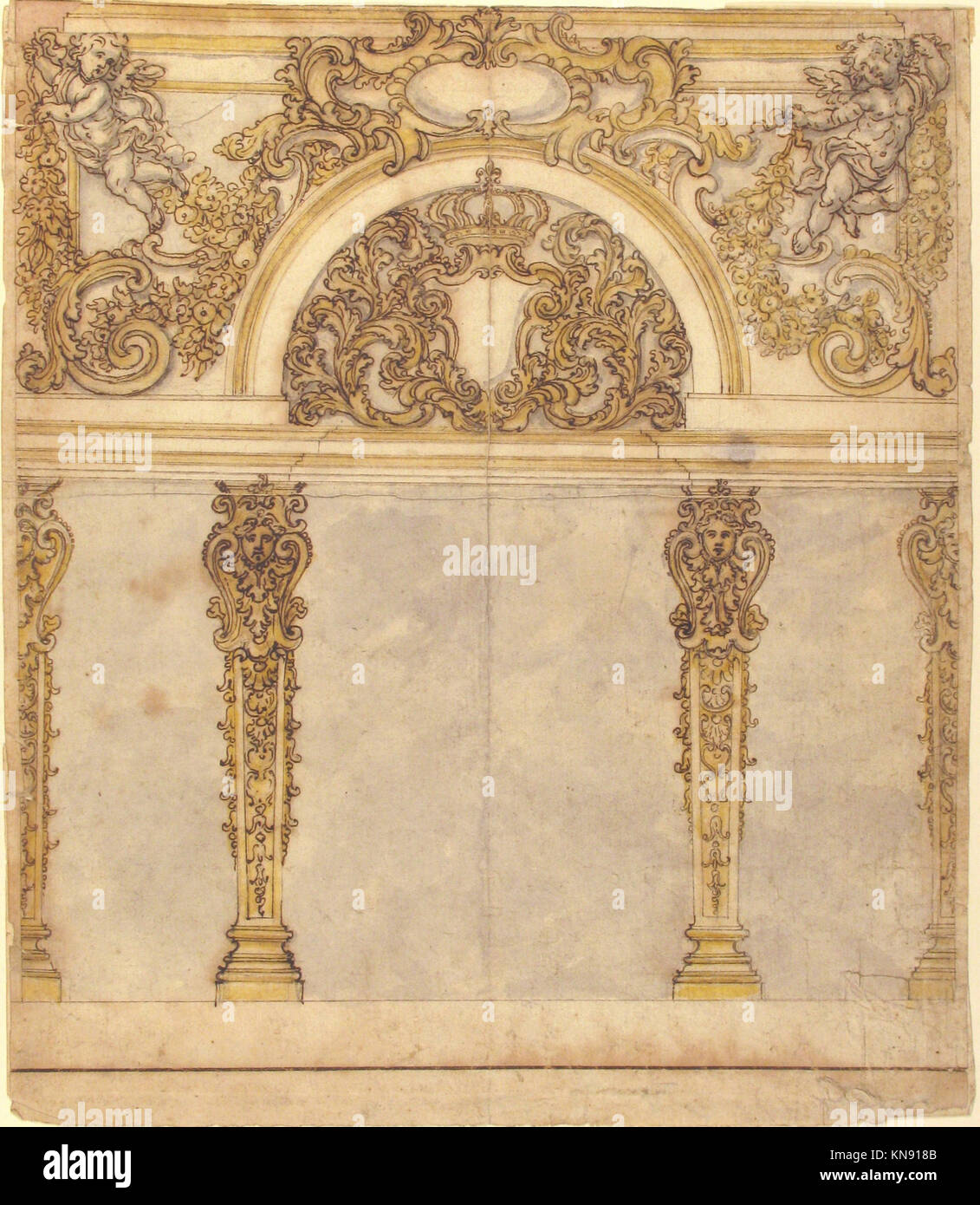 Pilasters with human heads hi-res stock photography and images - Alamy