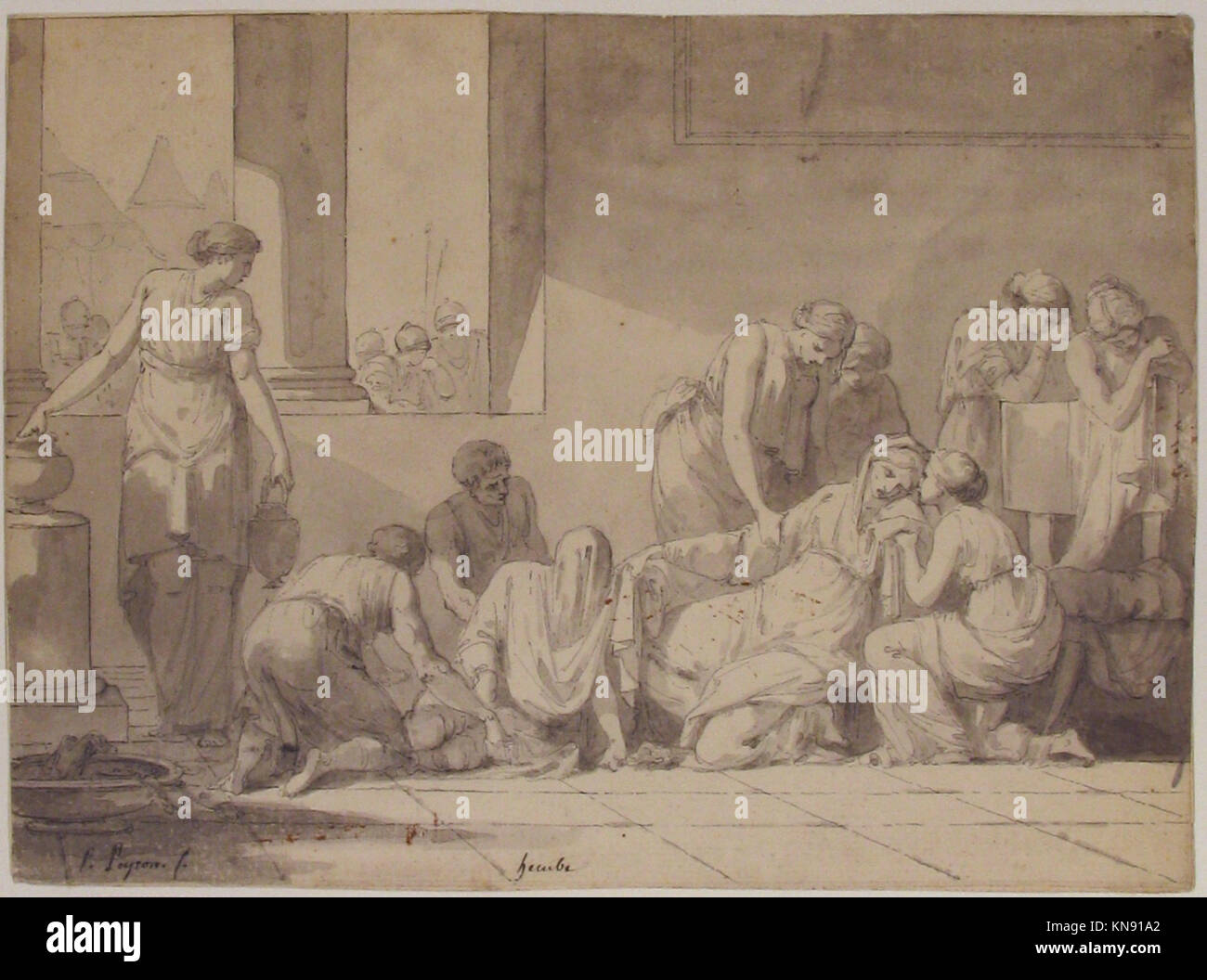 'Despair of Hecuba' depicts the mythical Greek queen in her moment of ...