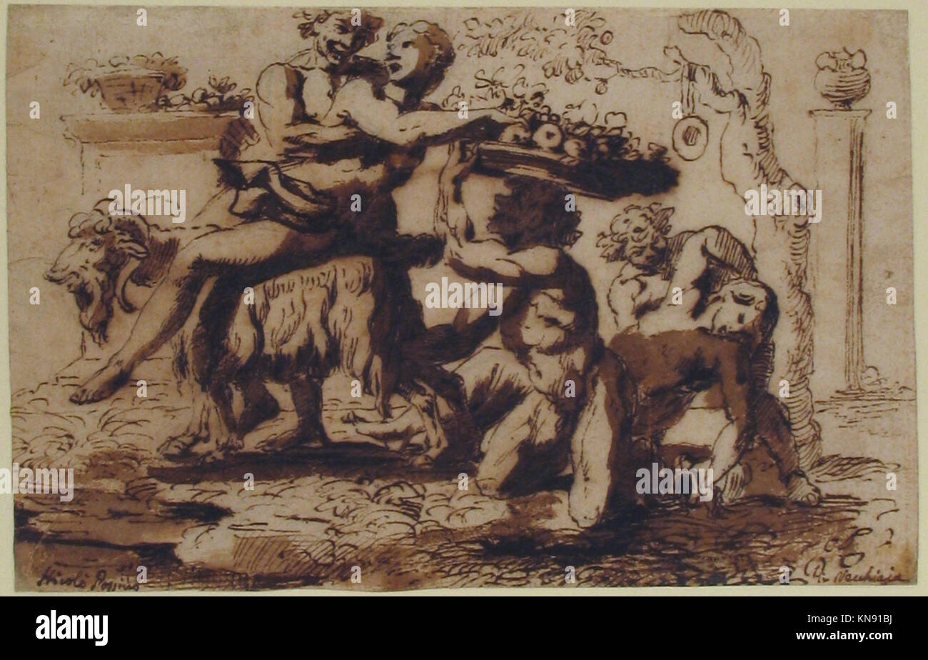 This Bacchanal scene captures the lively and indulgent nature of Roman ...