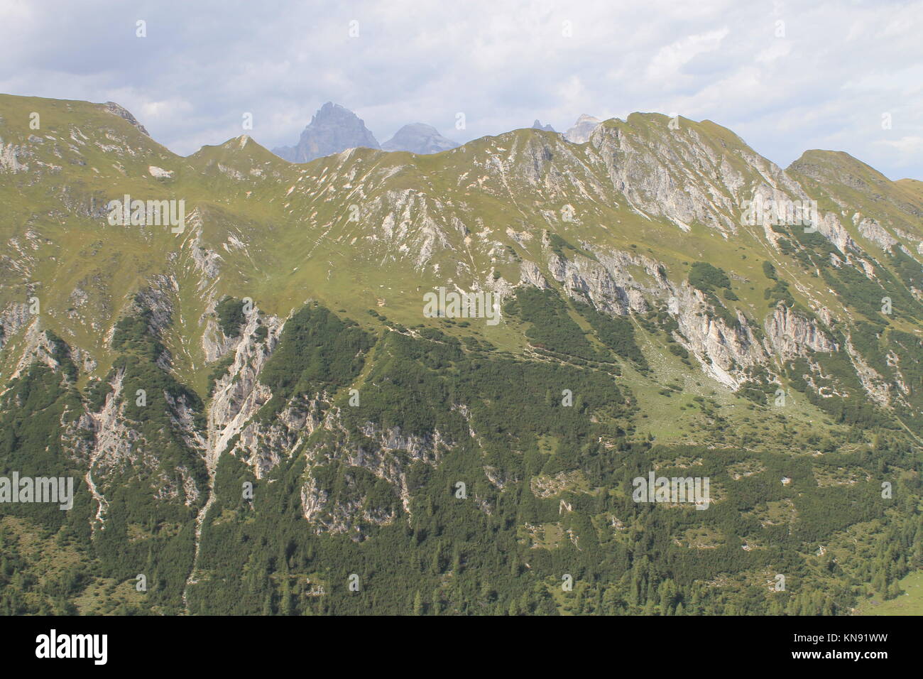landscape of mountains on the Alps in Italy Stock Photo - Alamy