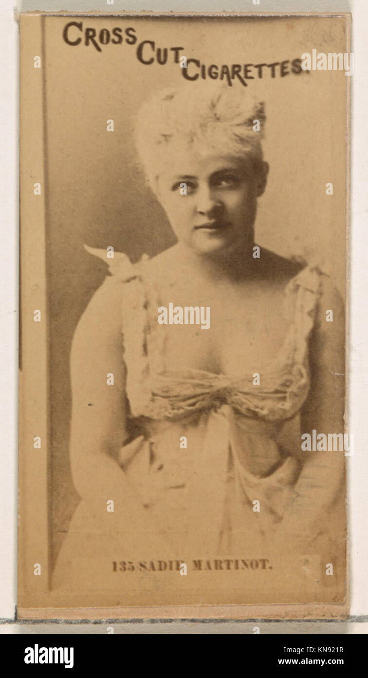 Card Number 135, Miss Sadie Martinot, from the Actors and Actresses ...
