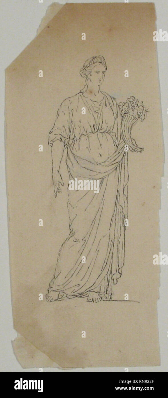 Statue holding cornucopia hi-res stock photography and images - Alamy