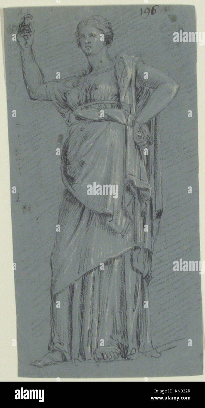 A drawing after the Juno Cesi, reproducing a classical representation ...