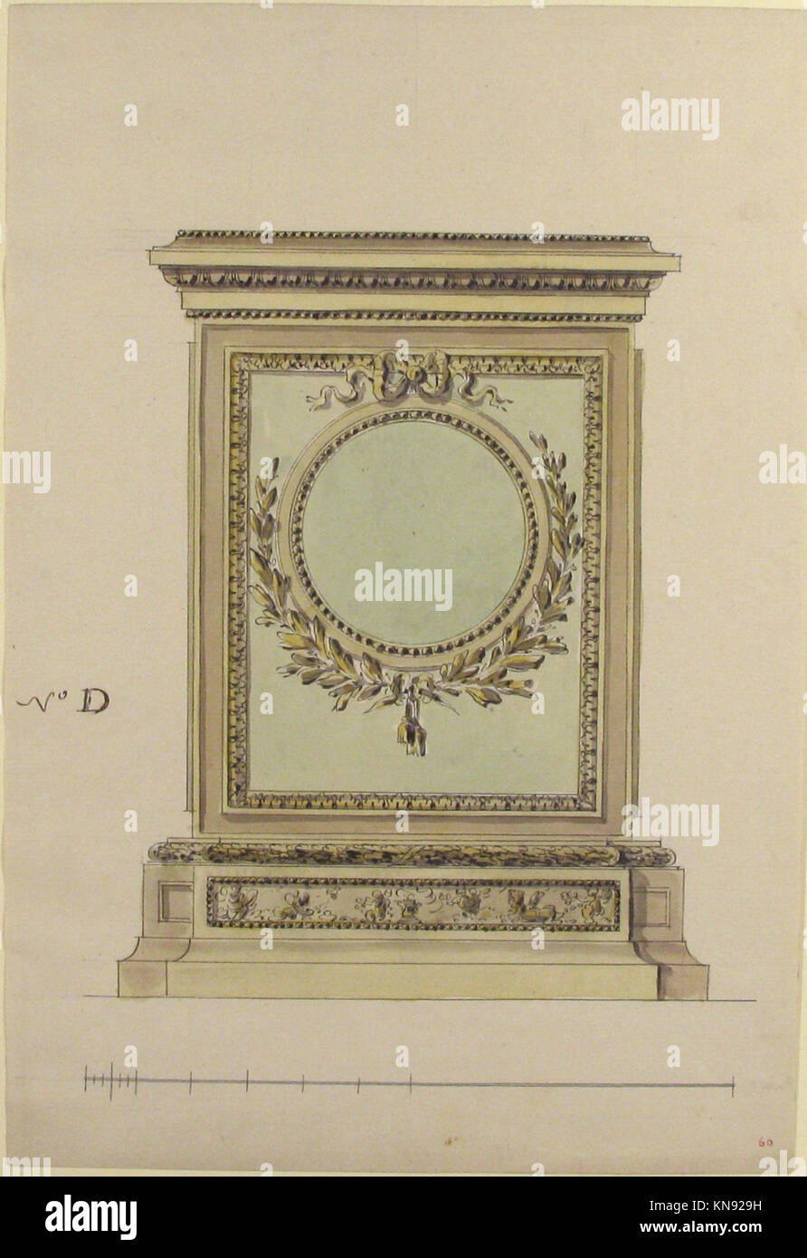 This design showcases an intricate clock, illustrating the attention to ...