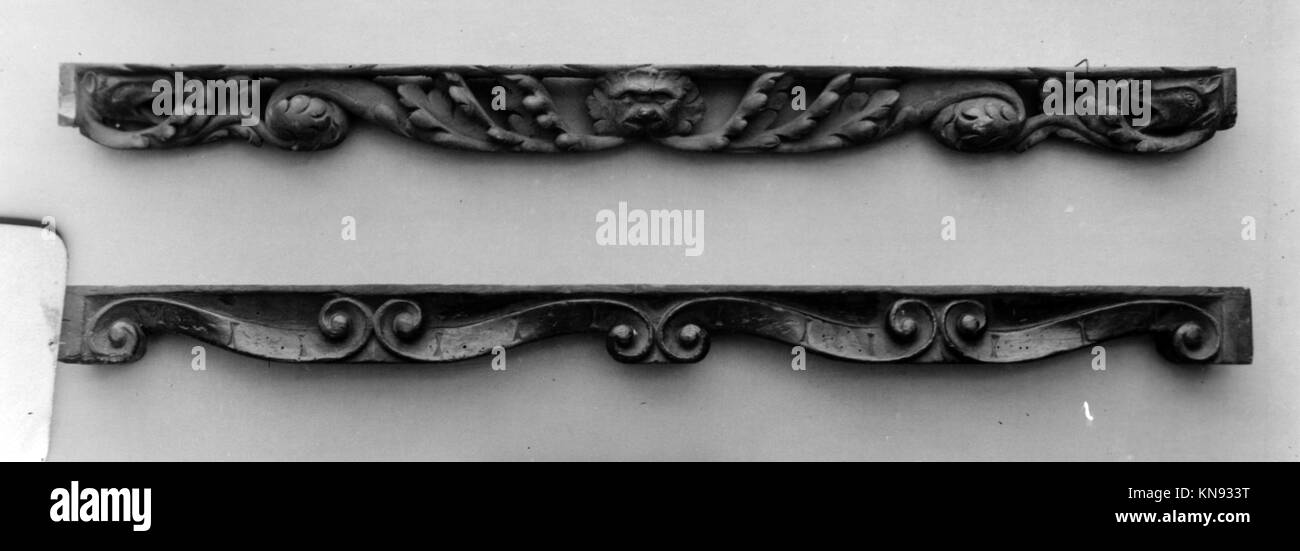 This cross-bar of an armoire is part of a larger period furniture piece ...
