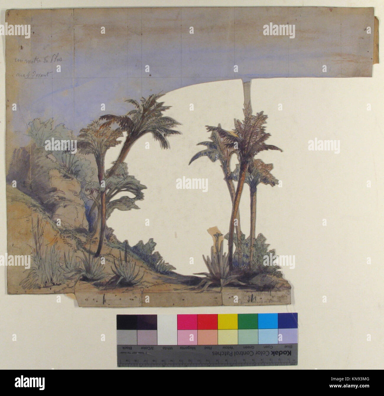 Design for a Stage Set at the Opéra, Paris MET 53.668.67 358700 Stock ...