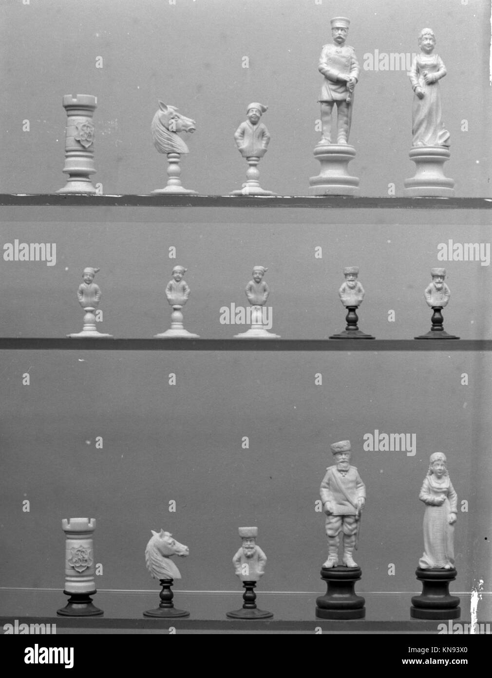 This set of 32 chessmen, part of the MET's collection, showcases ...