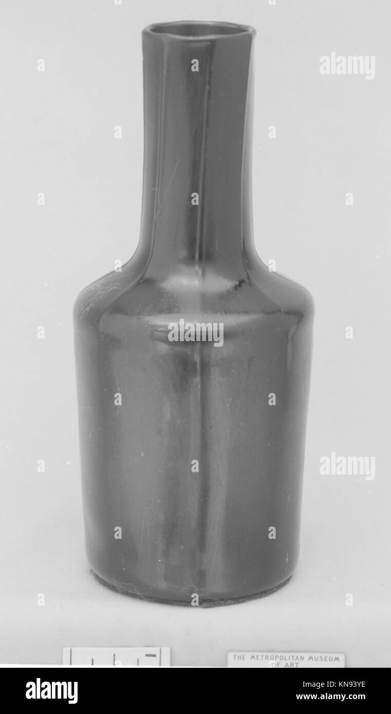 Bottle MET 16634 187317 French, Bottle, 18th century, Glass, Height: 6 ...