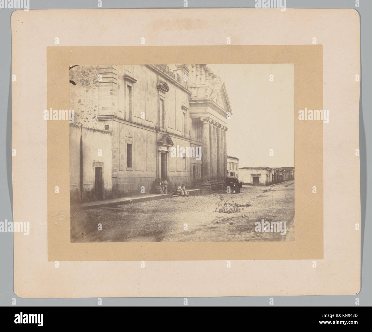 This artwork, titled 'Convent in La Cruz,' cataloged as MET DP-388-026 ...