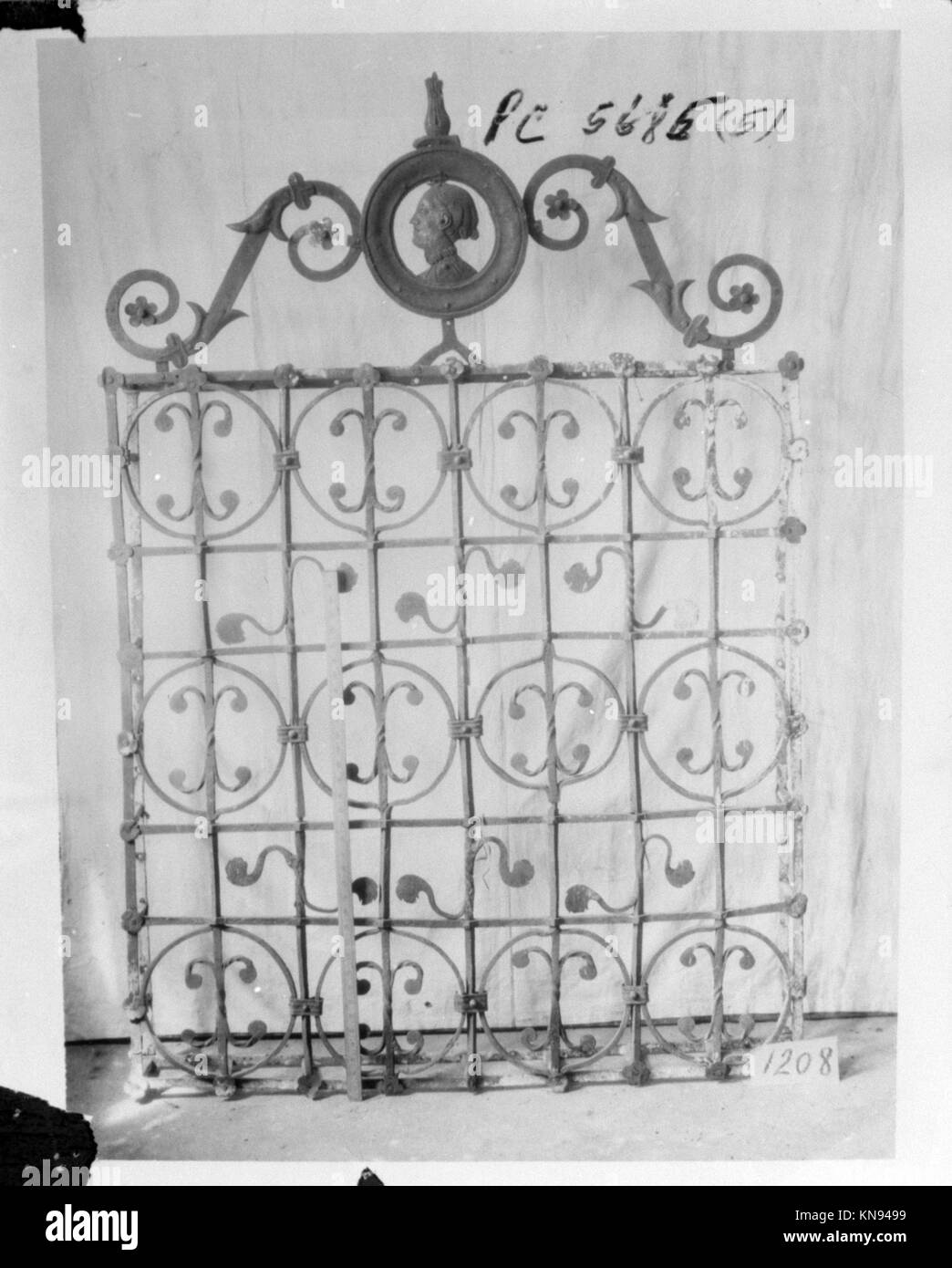 A metal grate demonstrating design and craftsmanship, reflecting ...