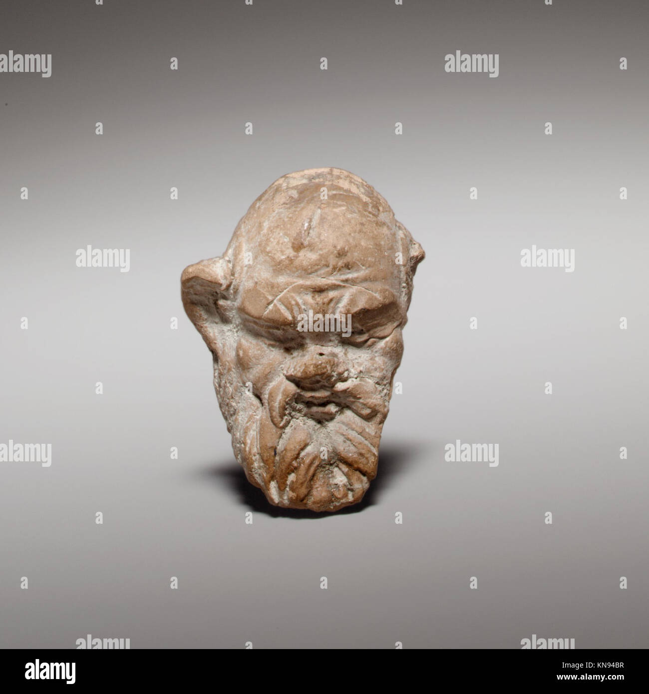 This head of Silenos, preserved in the MET collection, represents the ...