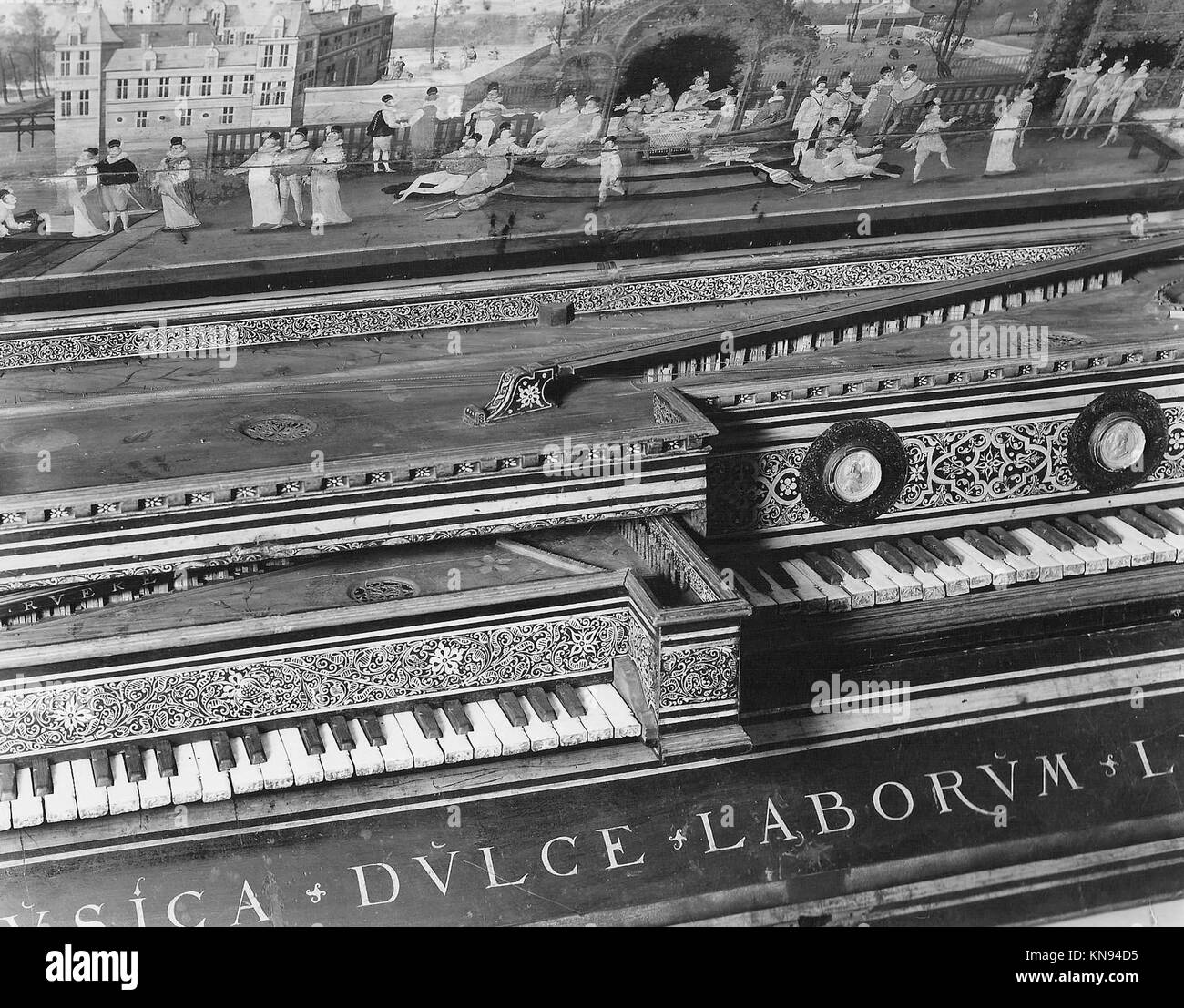 This double virginal is an early keyboard instrument in the MET ...