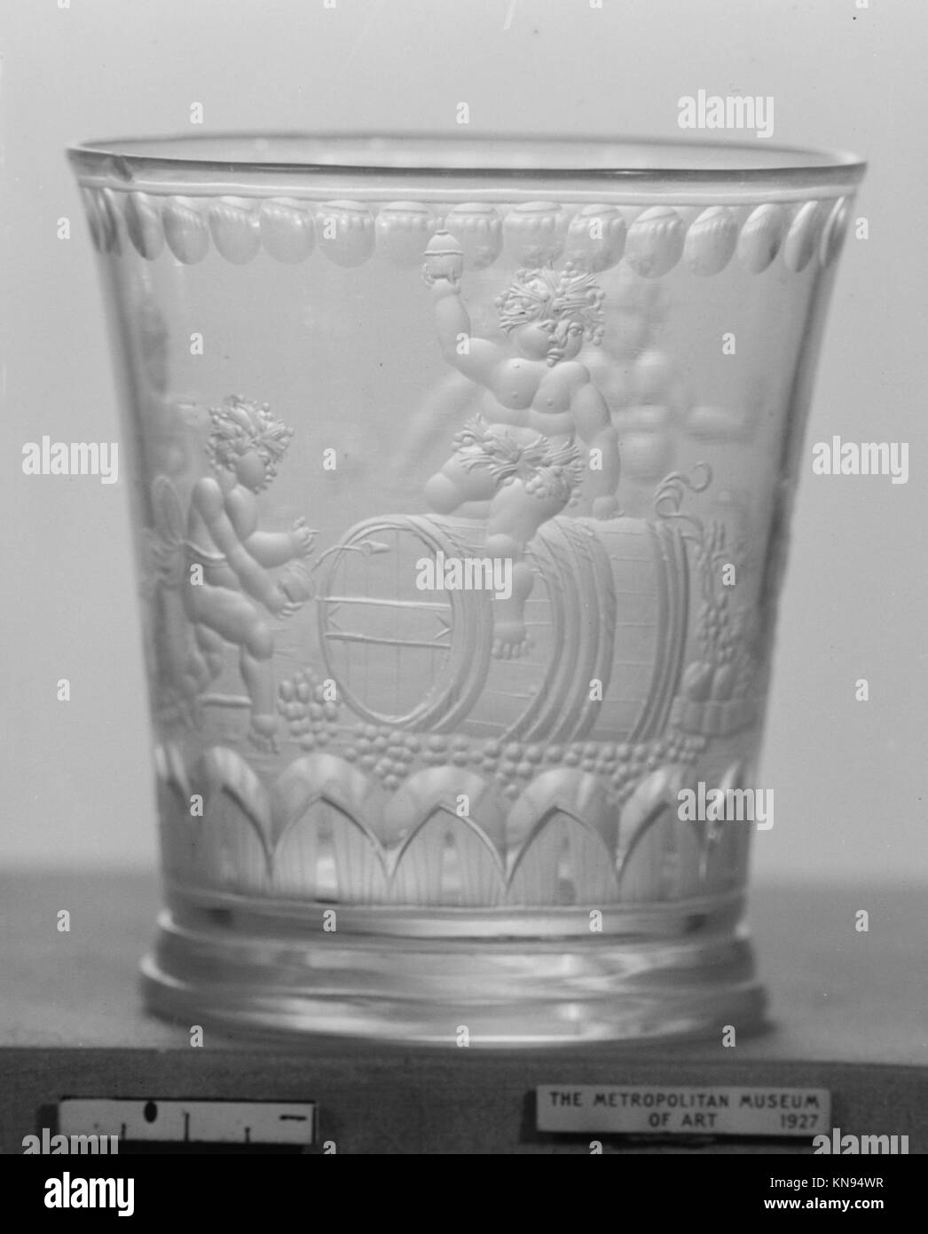 This beaker, part of the collection at the Metropolitan Museum of Art ...