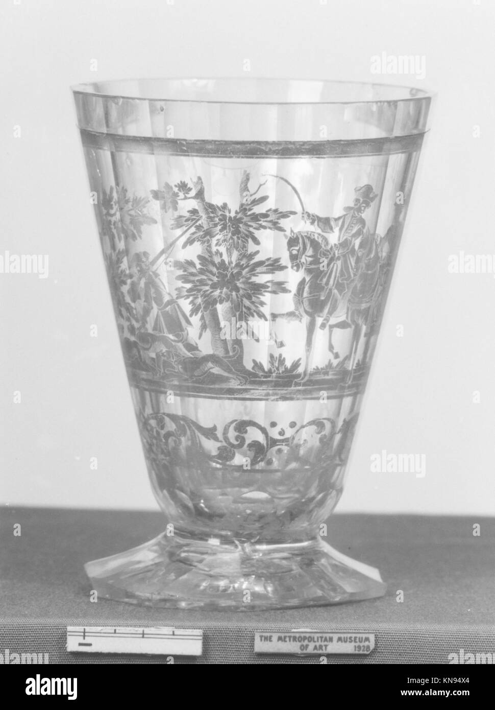 This fine-material beaker, used for drinking or ceremonial purposes ...