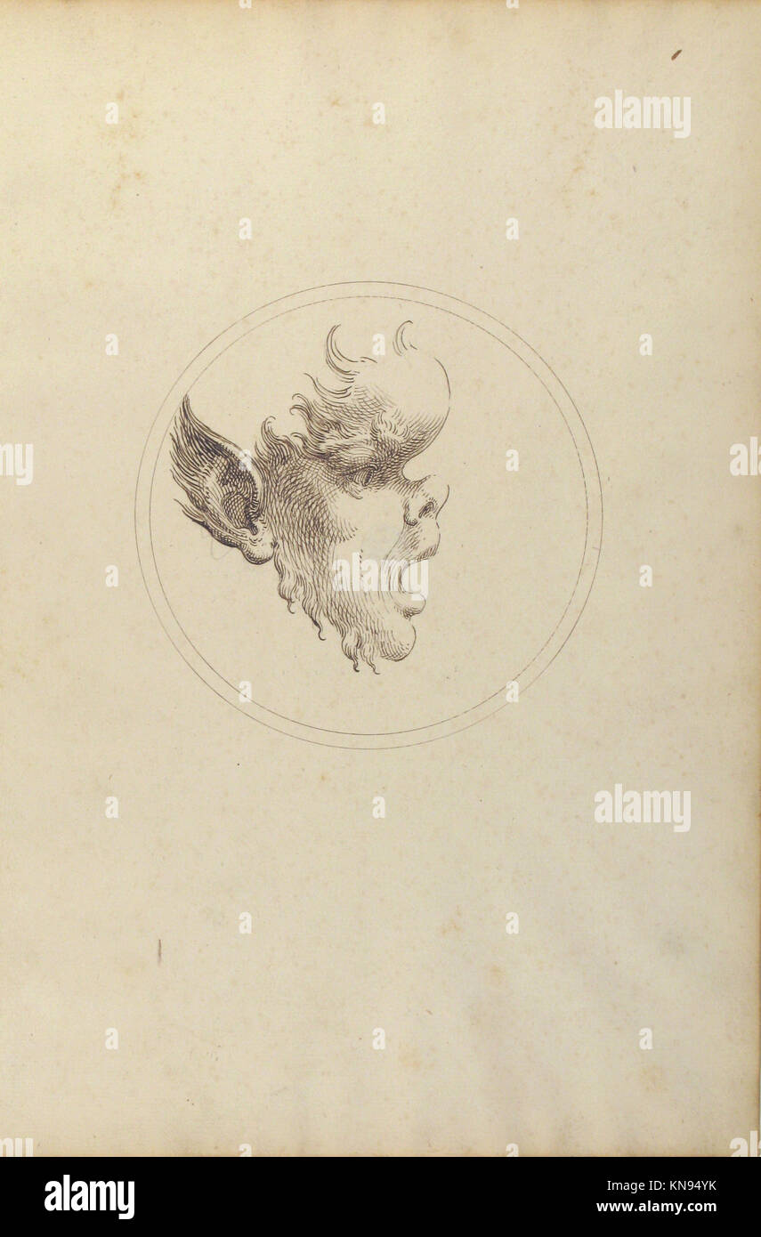 A grotesque head sculpture with a bulging forehead, part of the MET ...