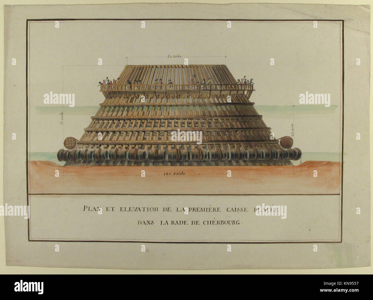 This conceptual machine design illustrates early industrial engineering ...