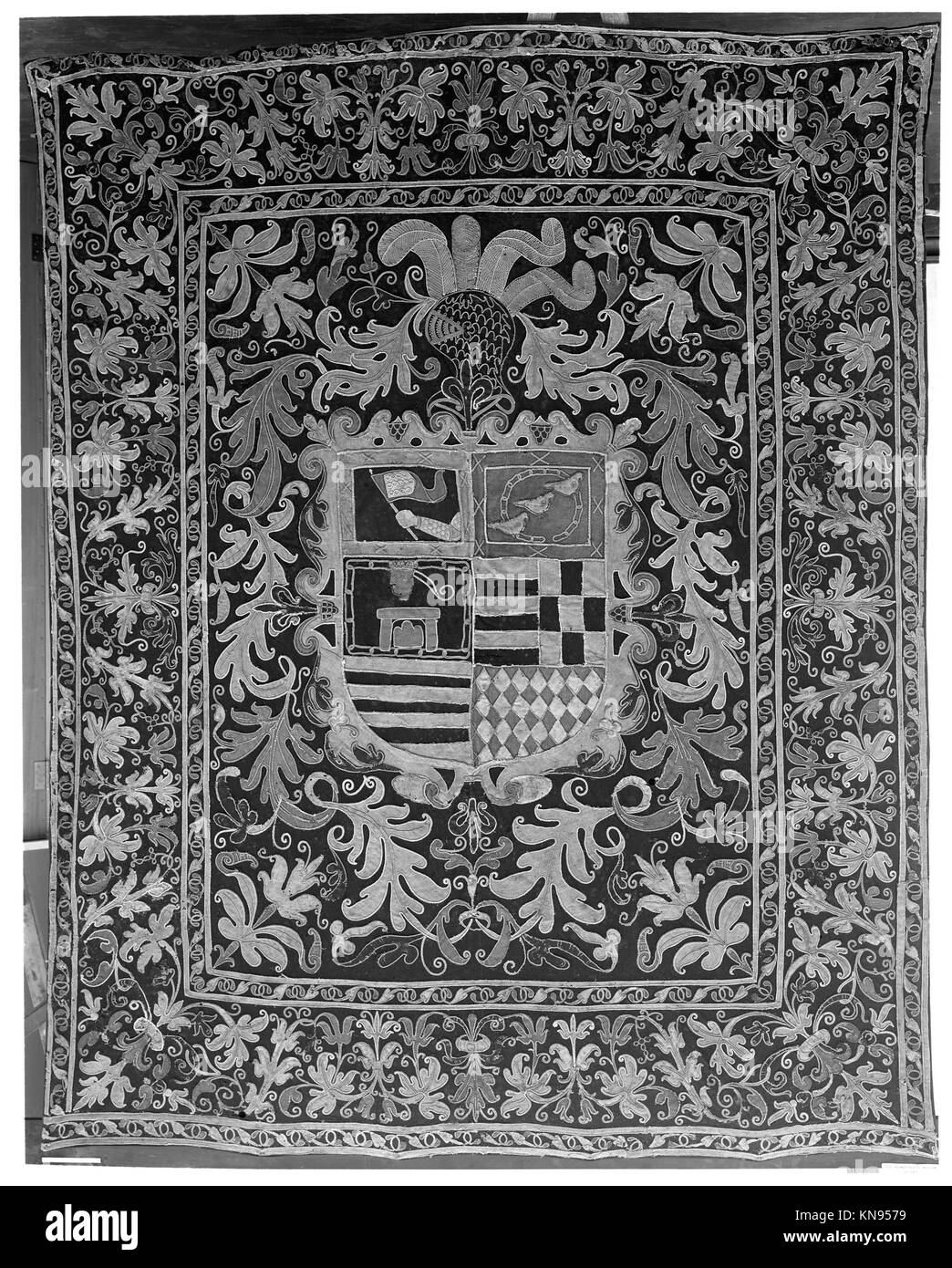 Ornamental hanging showing decorative and functional design for ...
