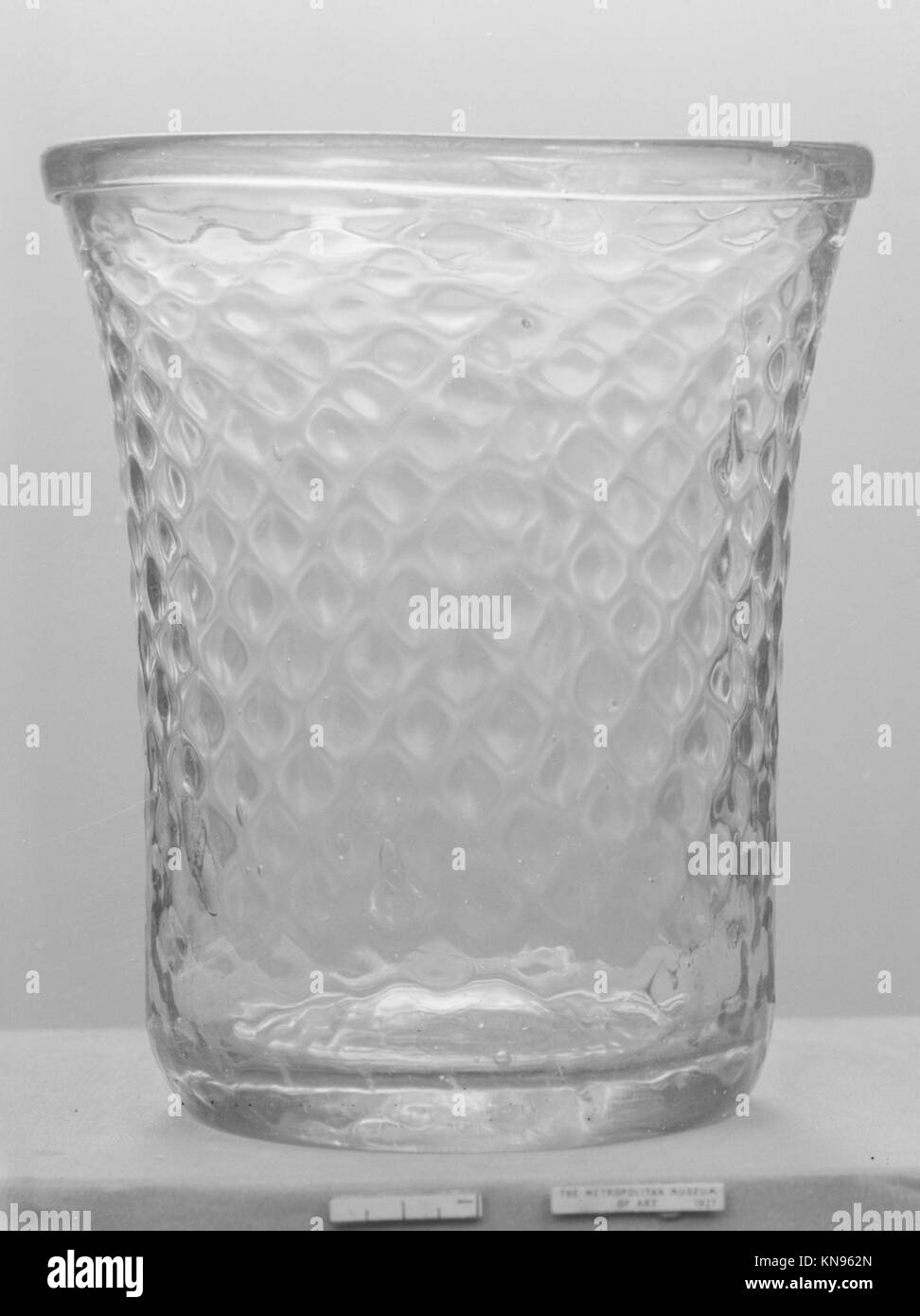This beaker in the MET collection is an ancient glass drinking vessel ...