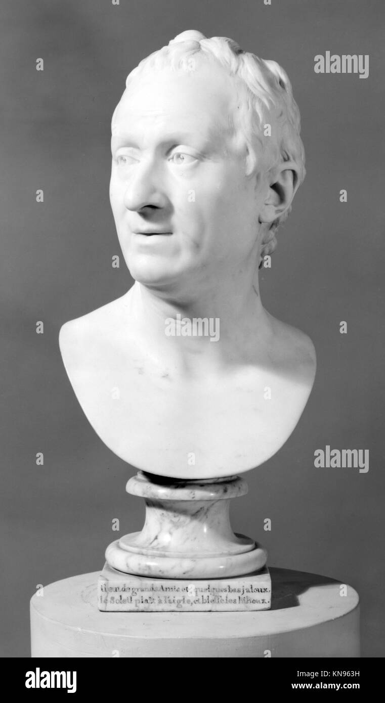 This portrait of Denis Diderot, a prominent 18th-century French ...