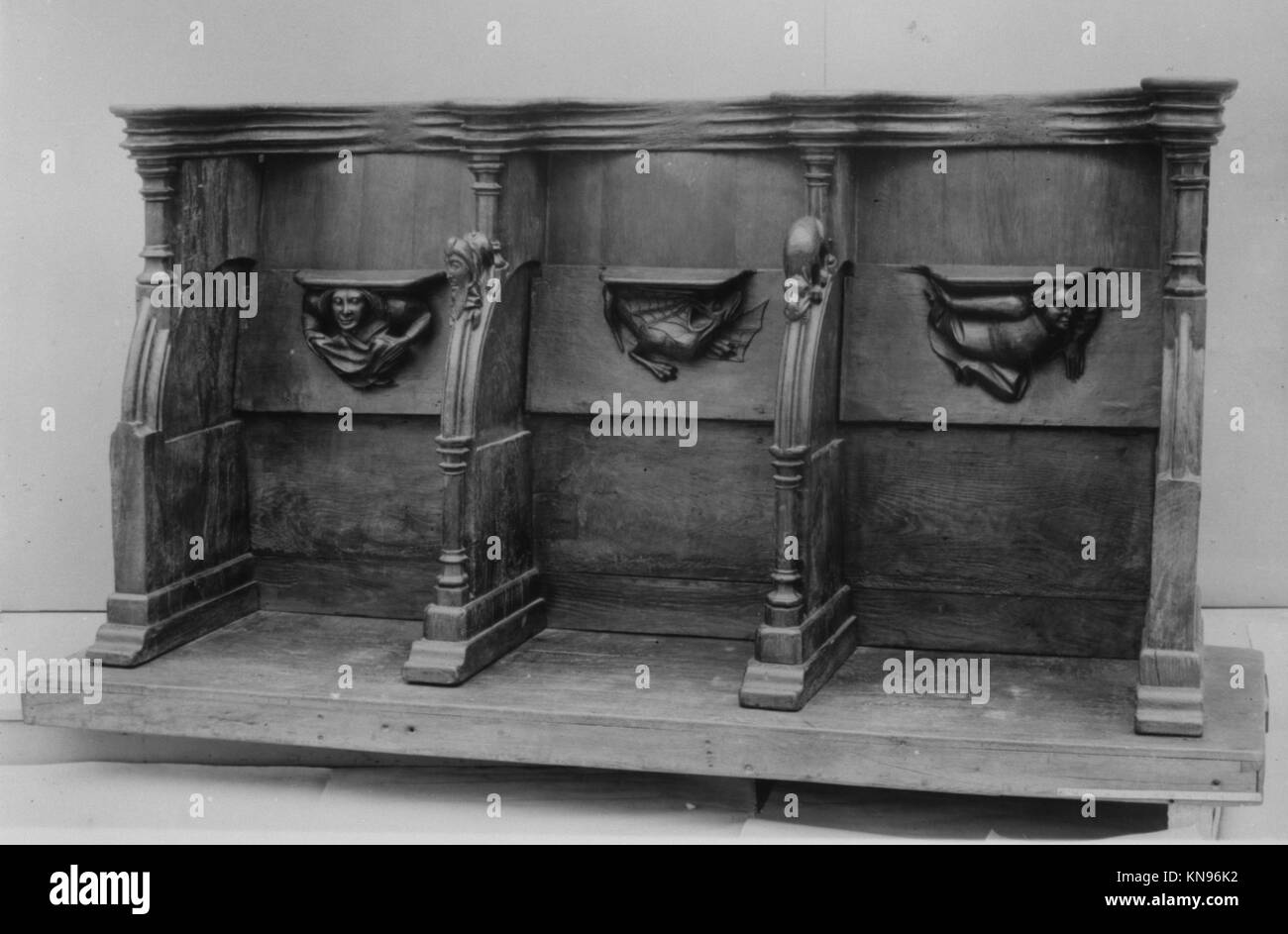 This medieval church choir stall showcases wood craftsmanship, design ...