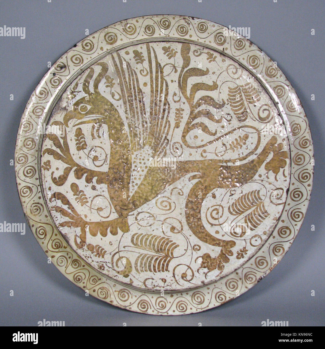 This deep dish features simple yet elegant design elements, showcasing ...