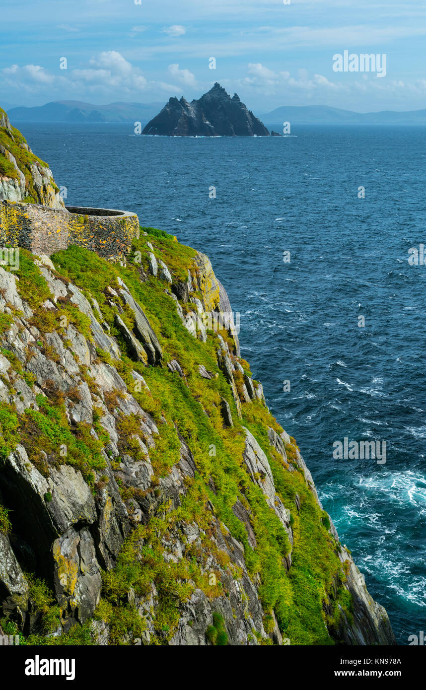 Little Skellig from Skellig Michael, Skelling Islands, County Kerry ...
