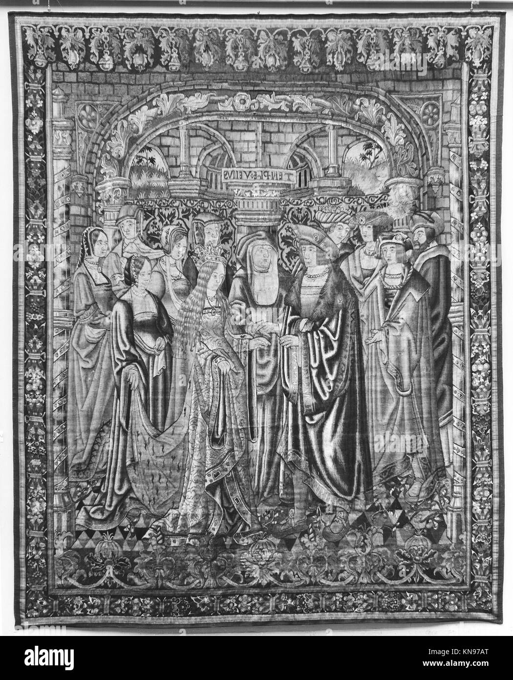 This artwork illustrates four episodes from the myth of Hercules ...