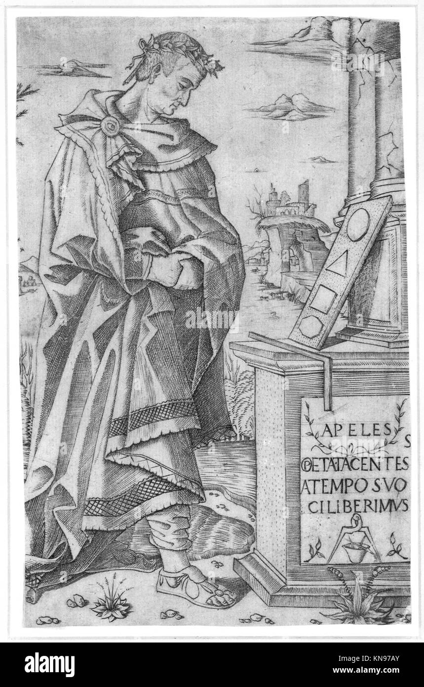 Apelles standing profile looking hi-res stock photography and images ...