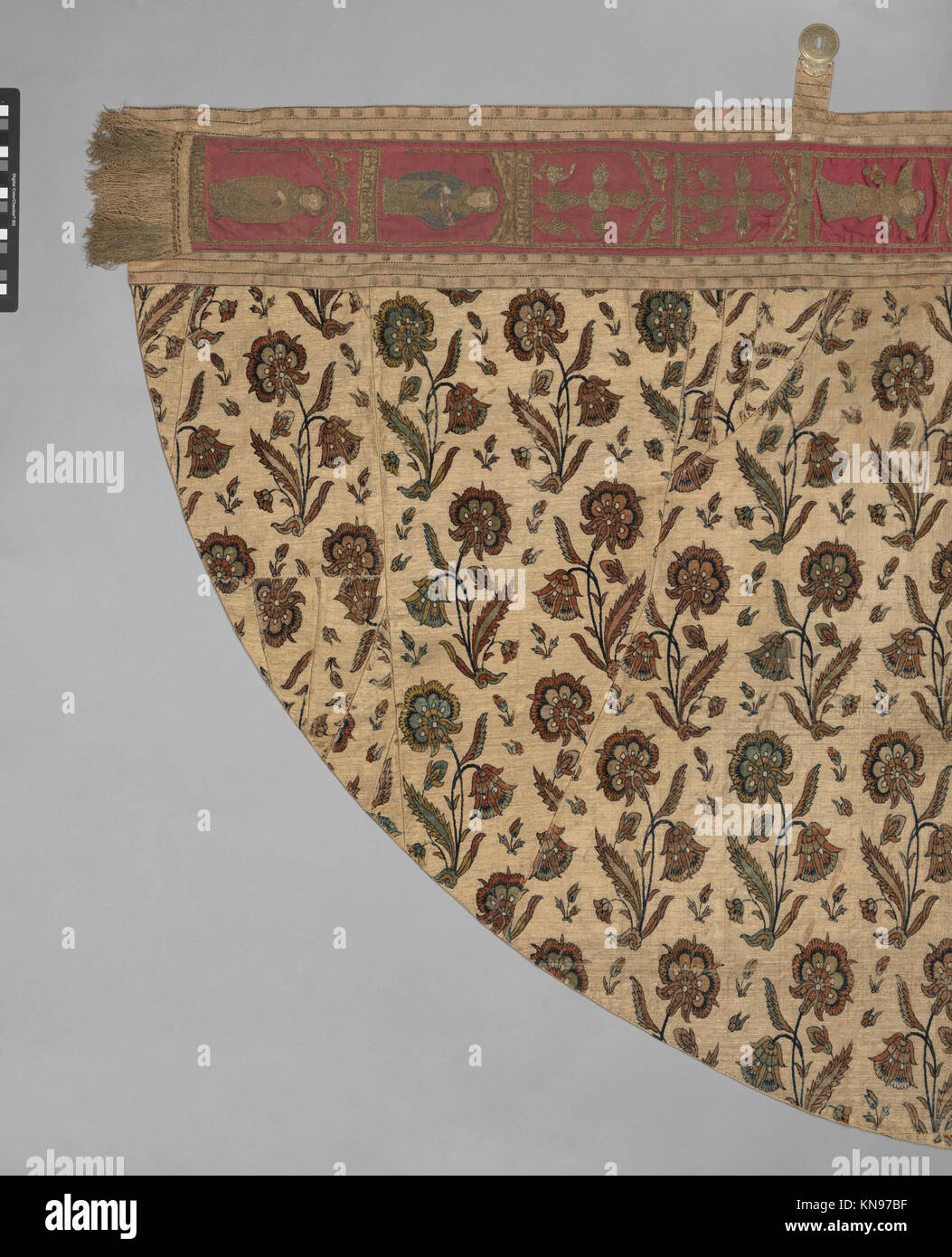 This cope is a richly decorated liturgical garment, typically worn by ...