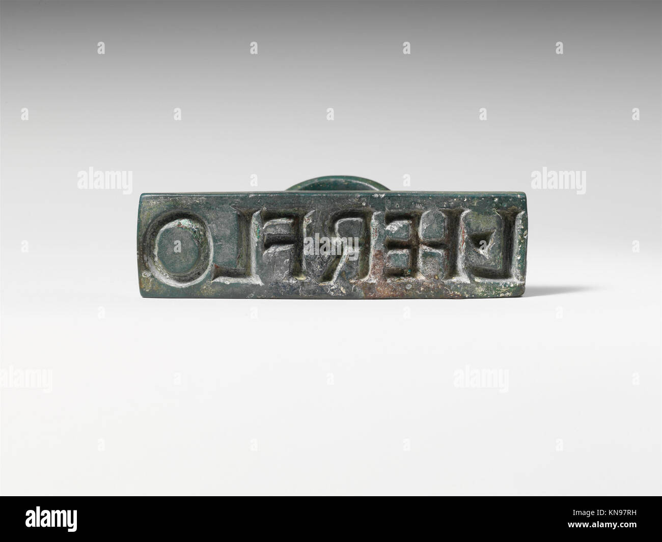 Bronze stamp MET DP212946 253046 Roman, Bronze stamp, 1st century A.D ...
