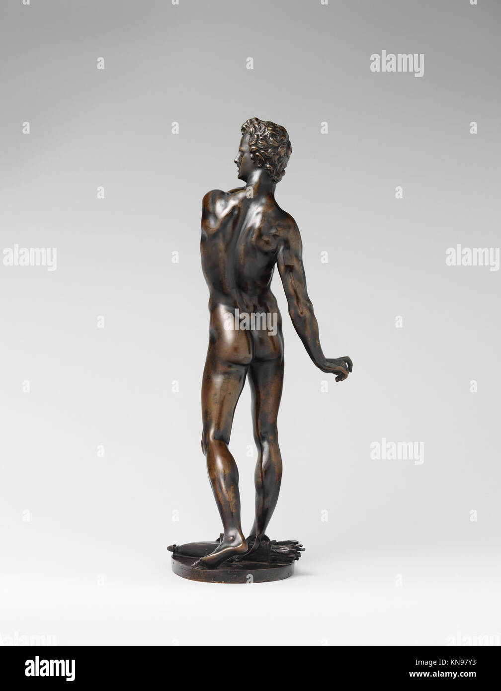 A representation of the Greek god Apollo, embodying attributes of light ...