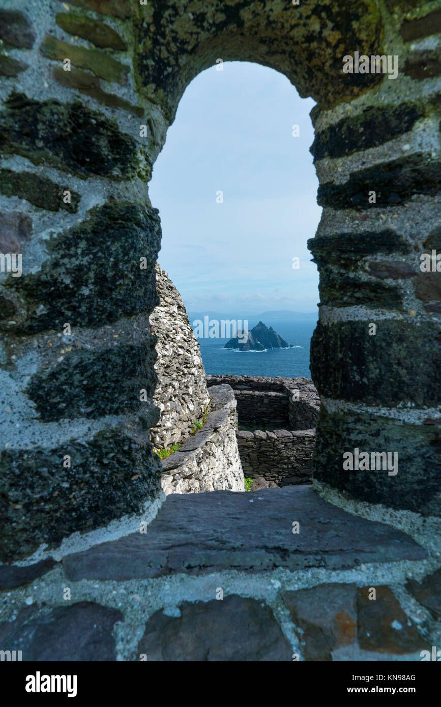 Monastery, Skellig Michael, Skellig Islands World Heritage Site, County ...