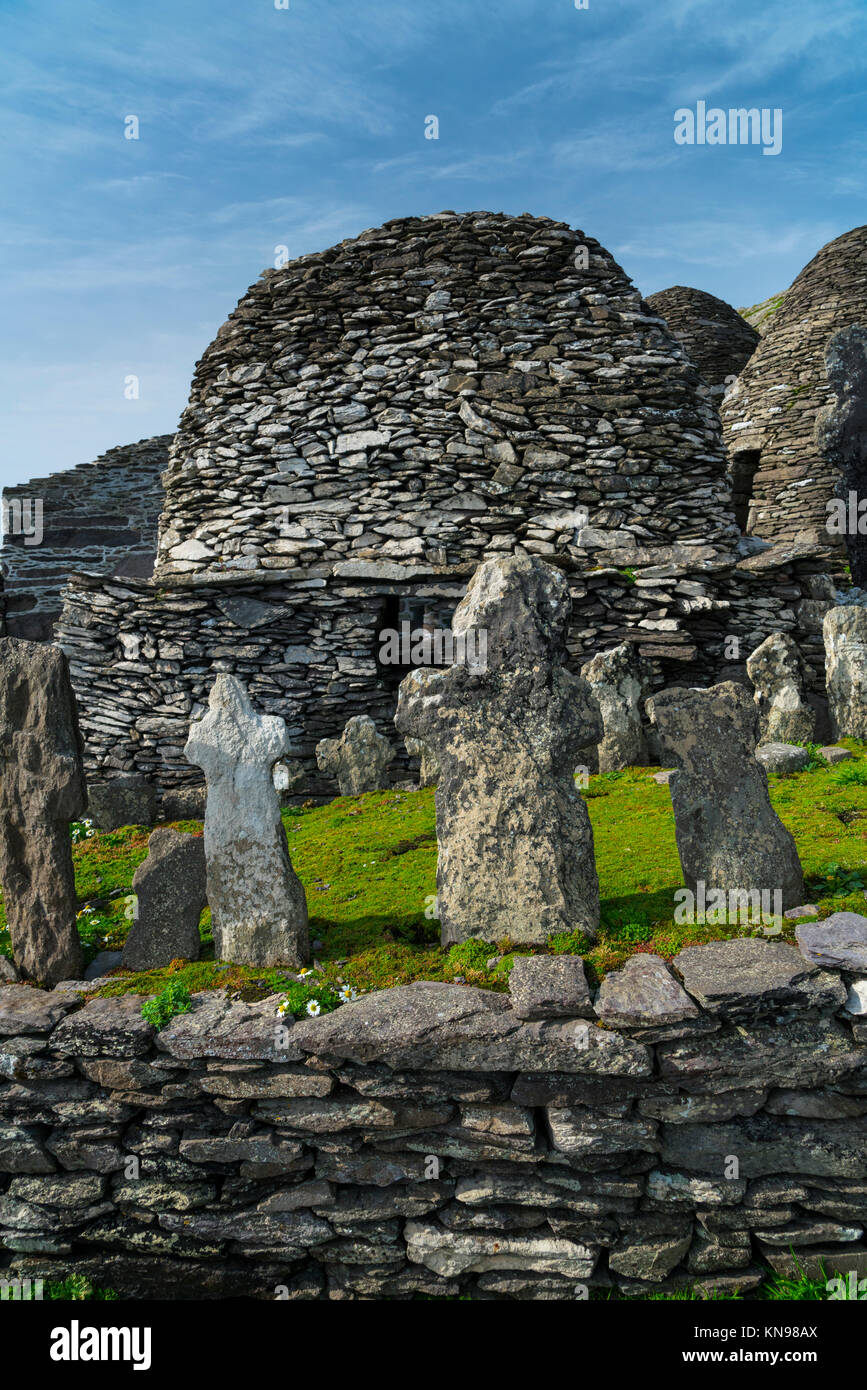 Monastery, Skellig Michael, Skellig Islands World Heritage Site, County ...