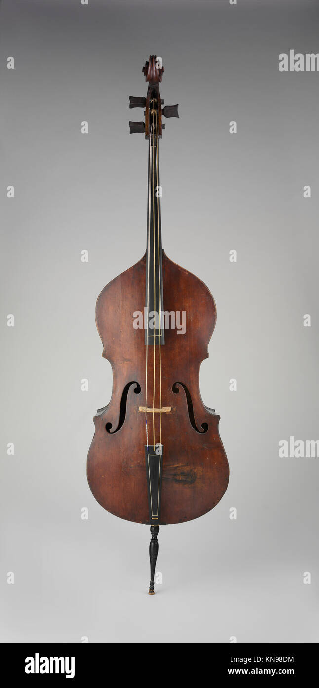 This double bass is an 18th-century stringed instrument used in ...