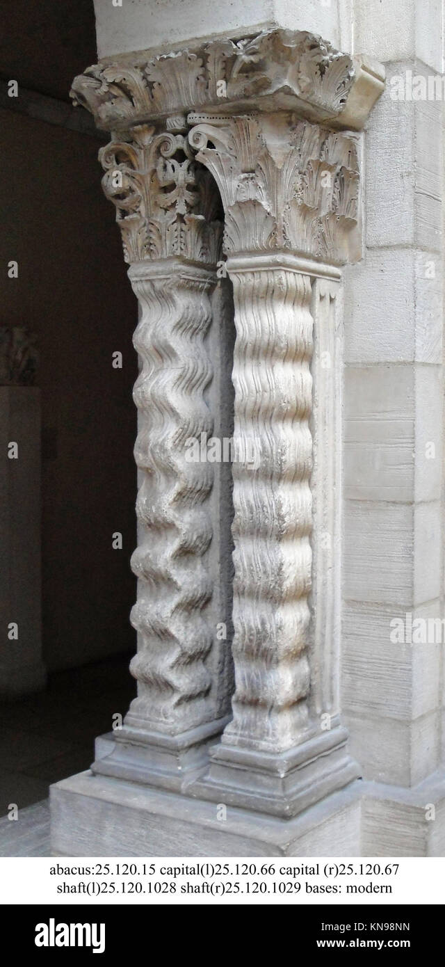 This engaged column shaft is a significant architectural element ...