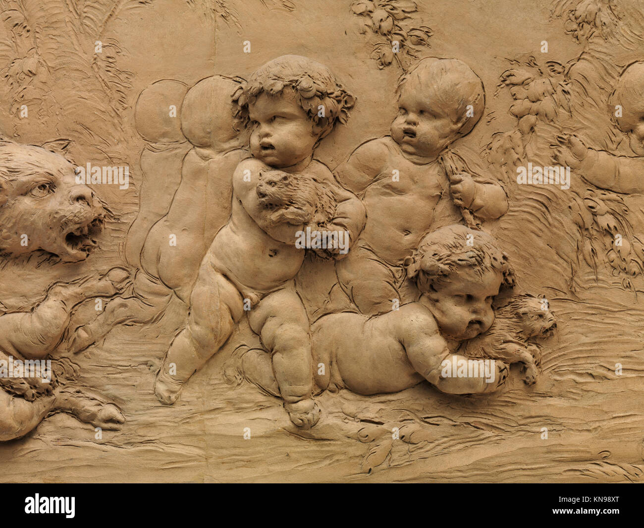 Children and Satyr Children with a Pantheress and Her Cubs MET DP221757 ...