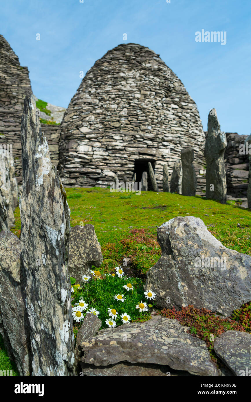 Monastery, Skellig Michael, Skellig Islands World Heritage Site, County ...