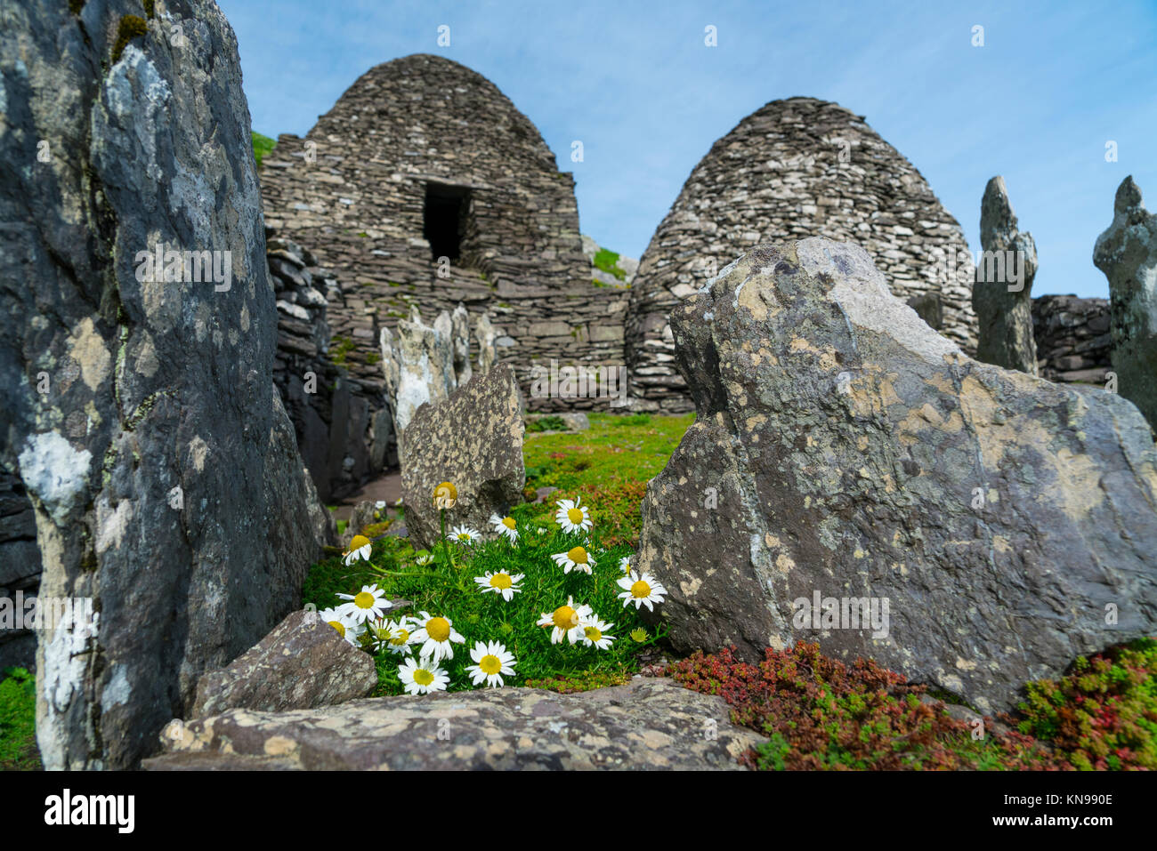 Monastery, Skellig Michael, Skellig Islands World Heritage Site, County ...