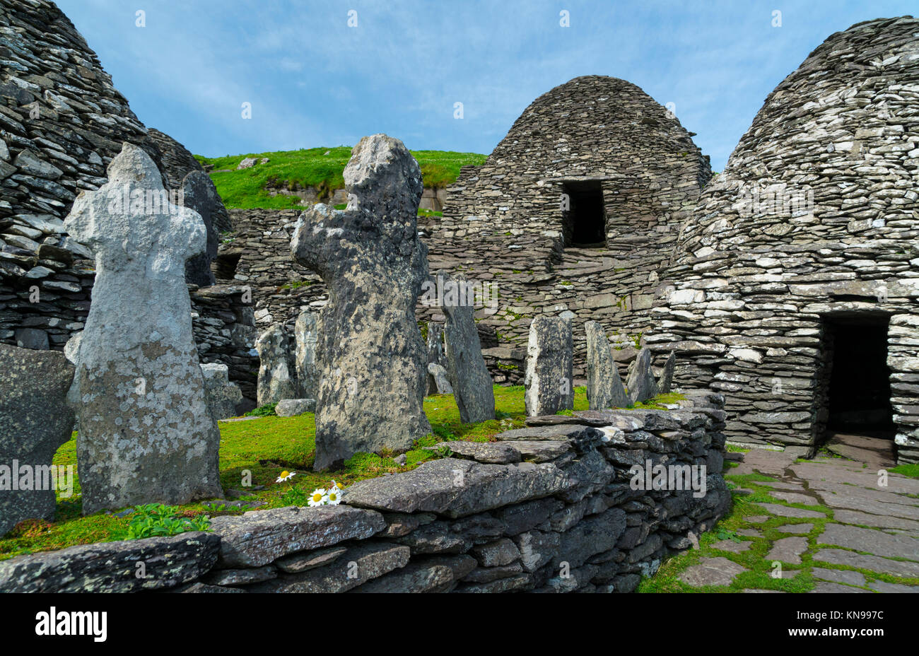 Monastery, Skellig Michael, Skellig Islands World Heritage Site, County ...