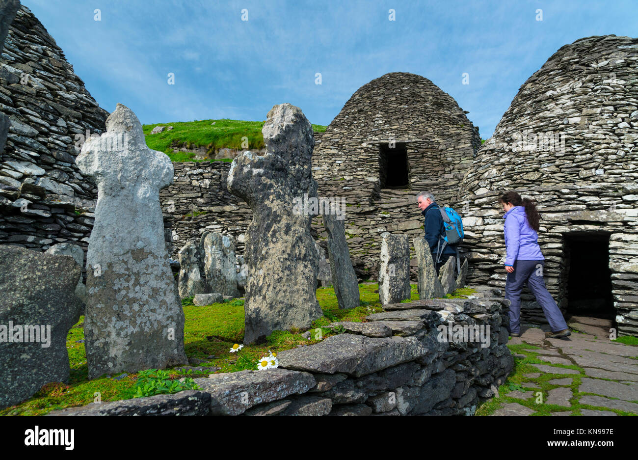 Monastery, Skellig Michael, Skellig Islands World Heritage Site, County ...