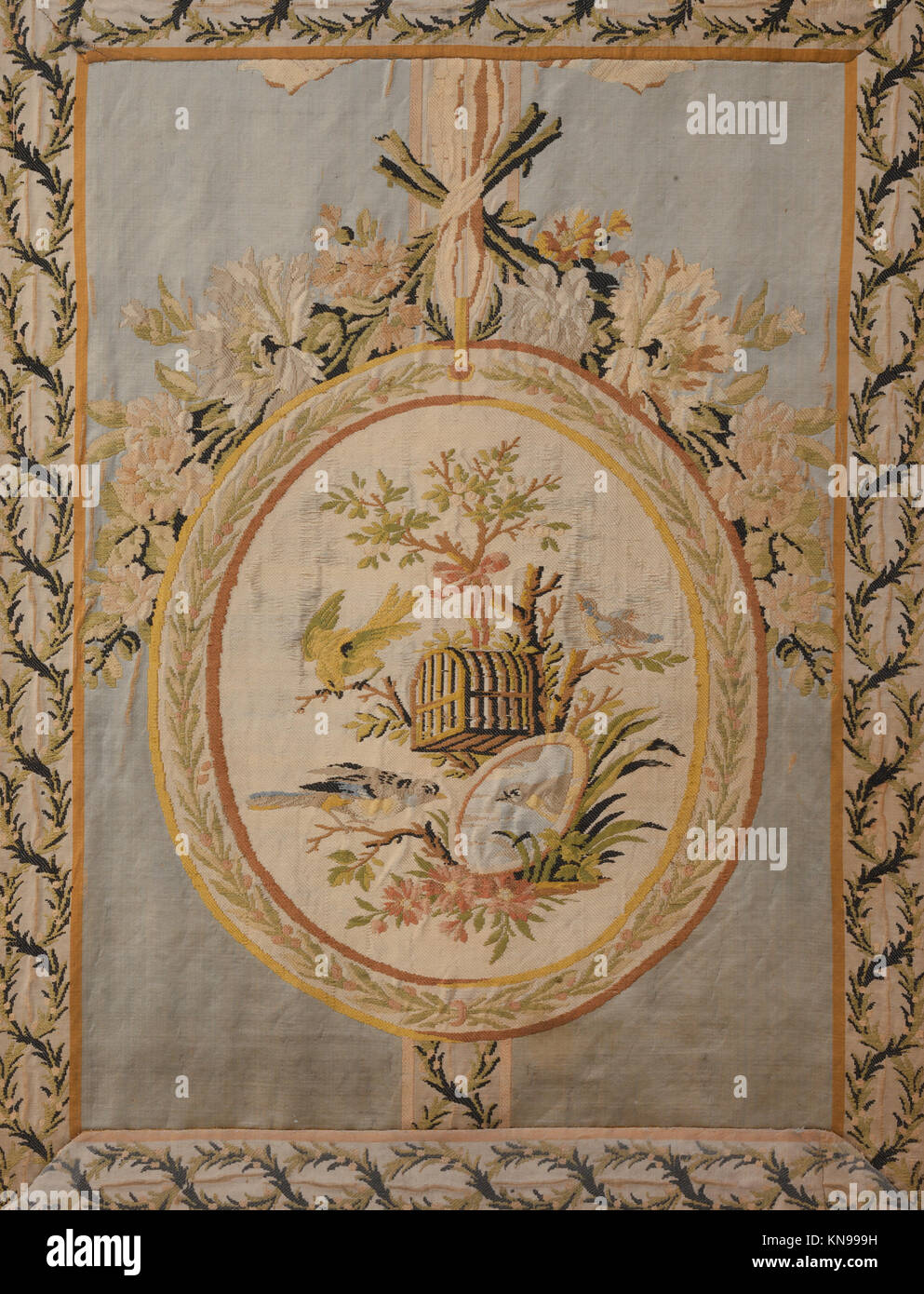 This fire screen, known as a 'cran', is a decorative object designed to ...