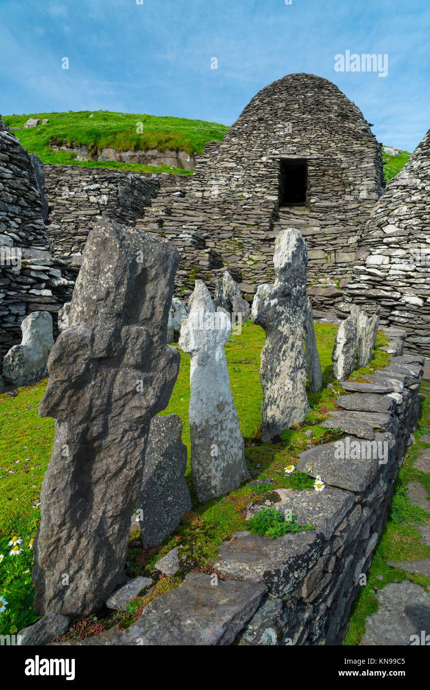 Monastery, Skellig Michael, Skellig Islands World Heritage Site, County ...