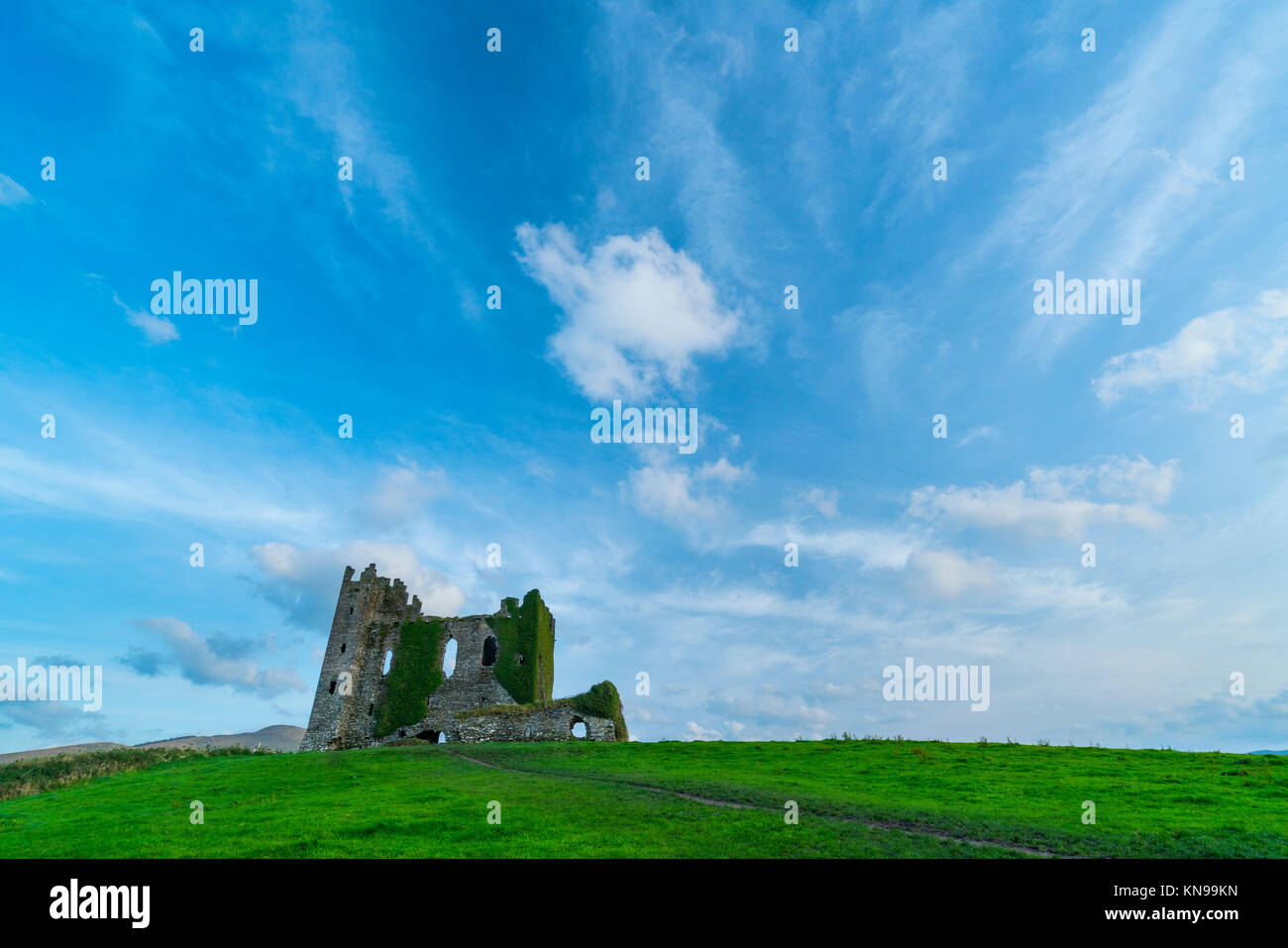 Ballycarbery Castle, Caherciveen, Ring of Kerry, County Kerry, Ireland ...